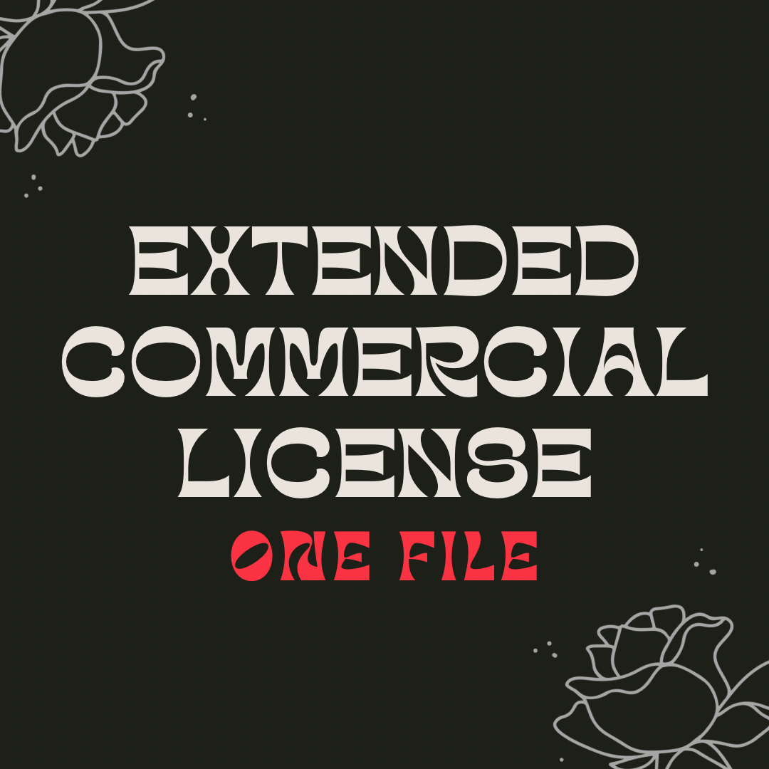Extended Commercial License - 1 File – Sour Studio